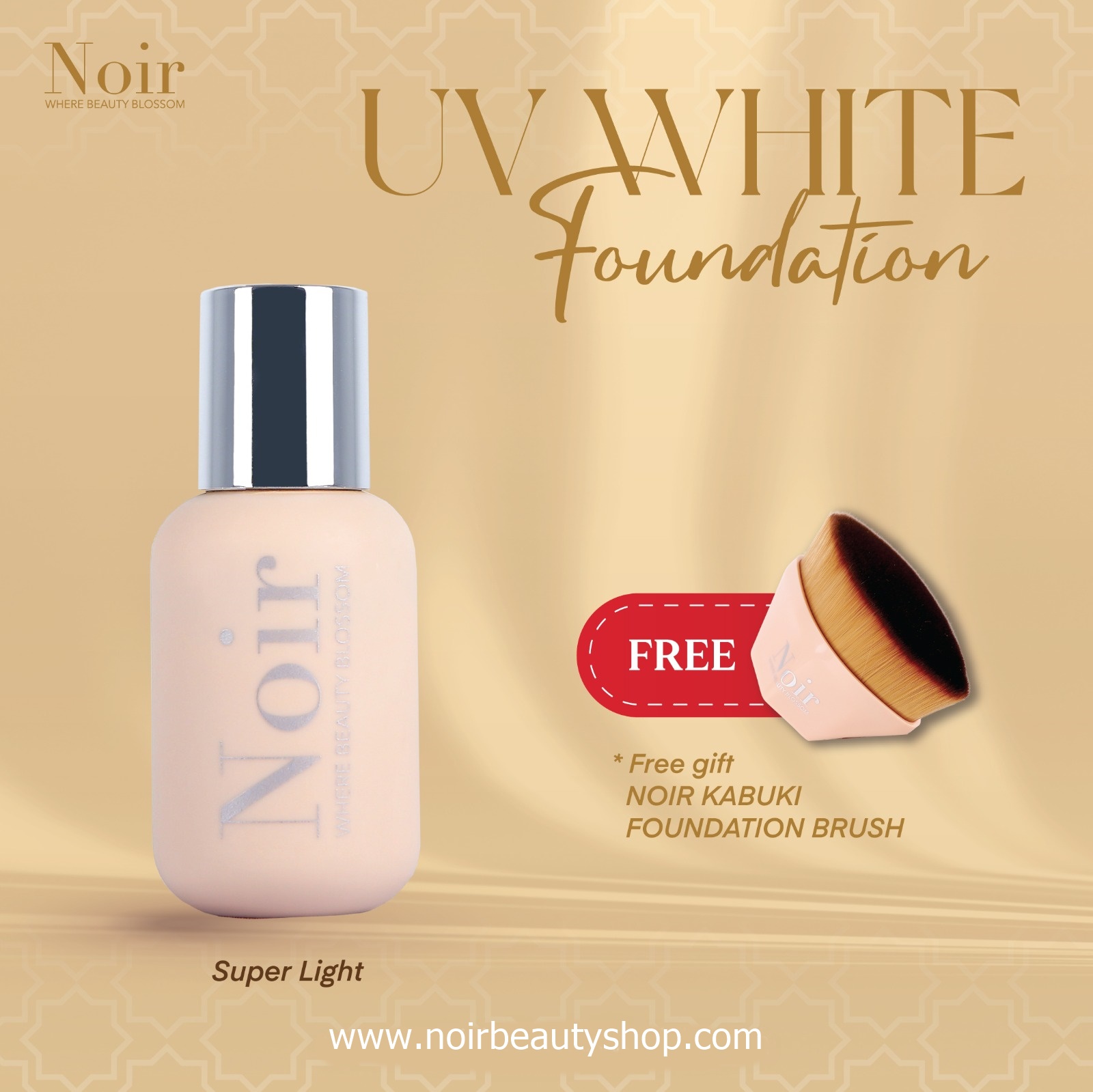 UV White Foundation (Superlight) - Noir Skincare