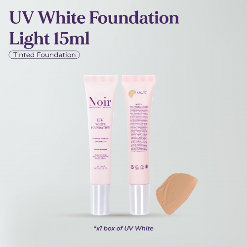 UV White Foundation - Light 15ml - Noir Skincare
