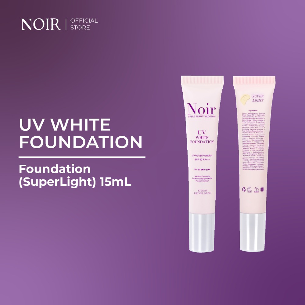 UV White Foundation - Superlight 15ml - Noir Skincare